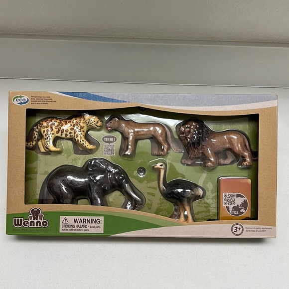Wenno | Toys | Wenno 5 Pc Realistic African Animal Playset | Poshmark